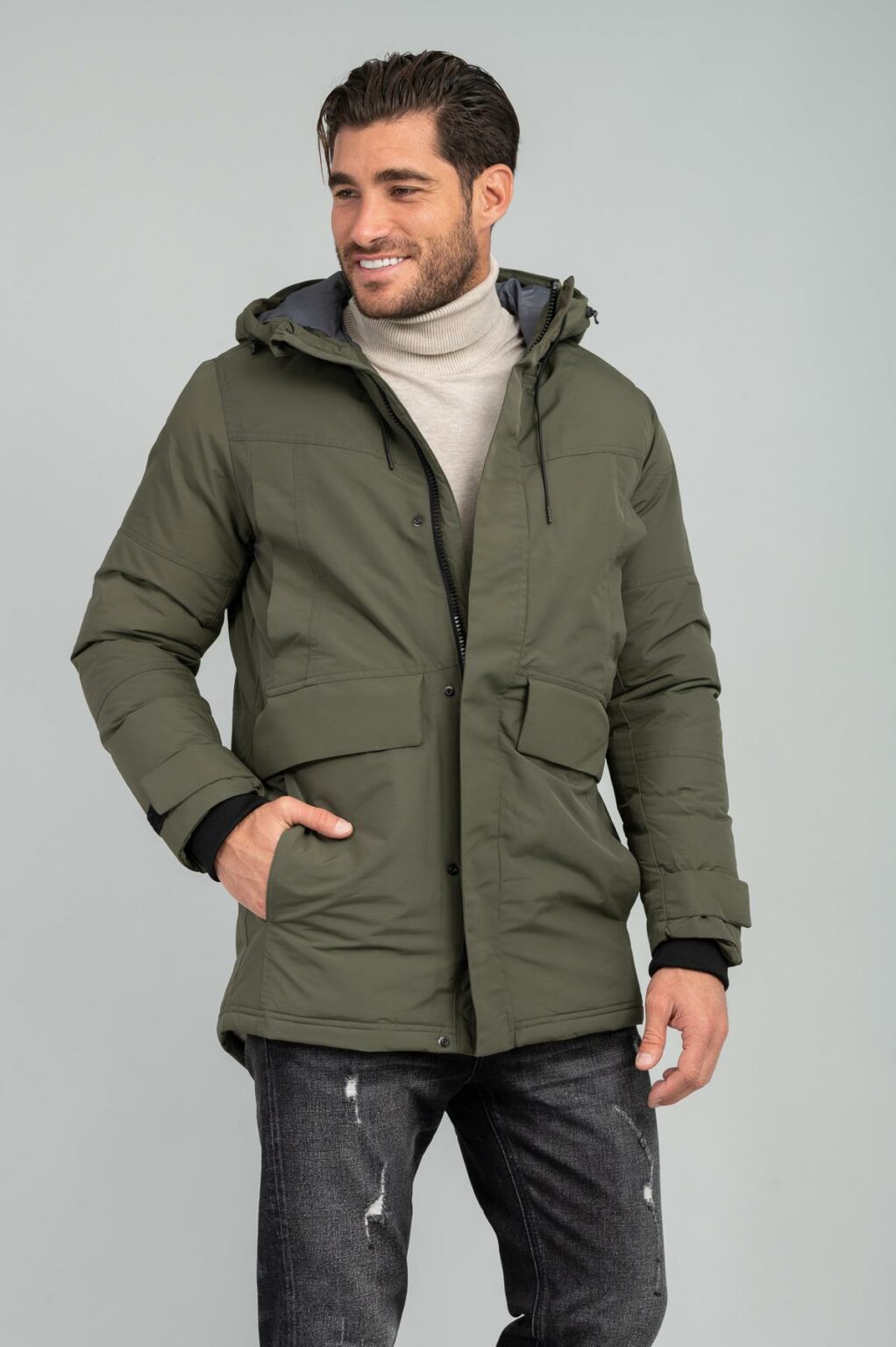 Ανδρικό Μπουφάν Jack & Jones 12214752-1 Green - 50 Ways
